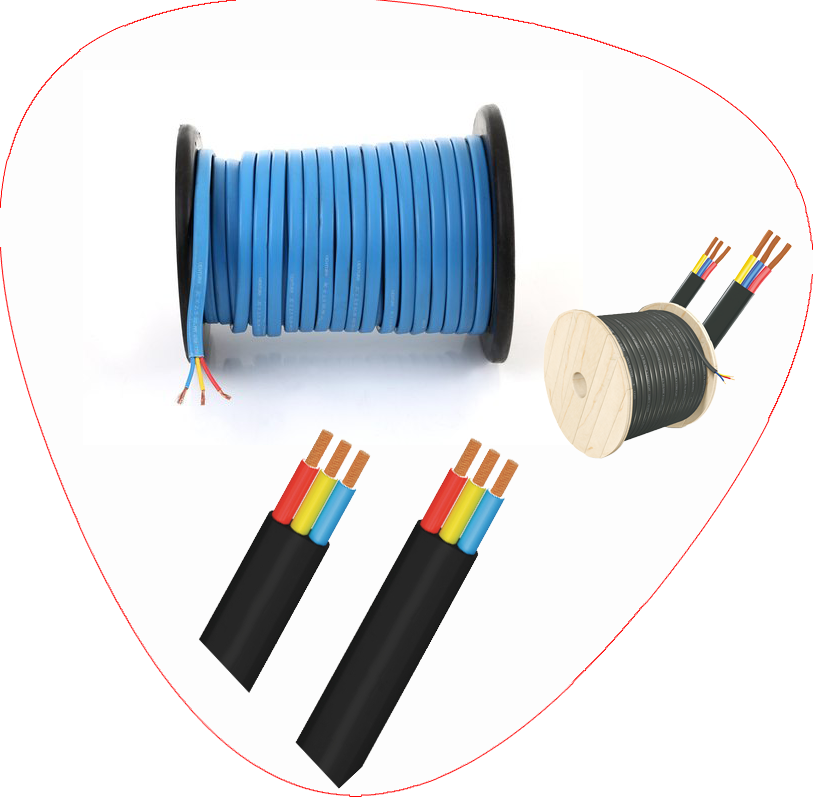 LEVIT PVC SUBMERSIBLE 3 CORE FLAT CABLES (1100 VOLTS) – Home Plus Kart